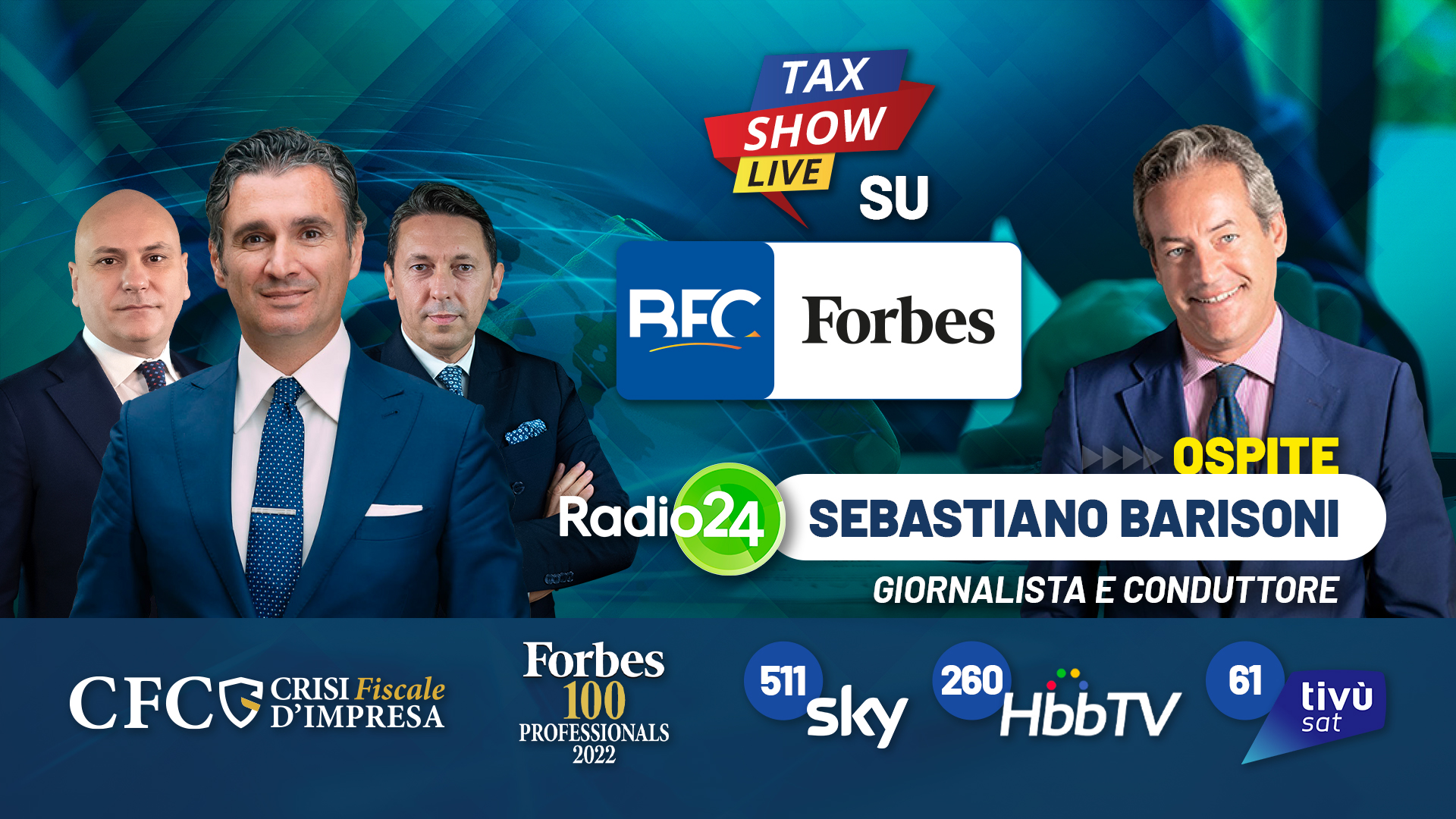 Tax Show Live n.69 – ospite Sebastiano Barisoni - BFC Video